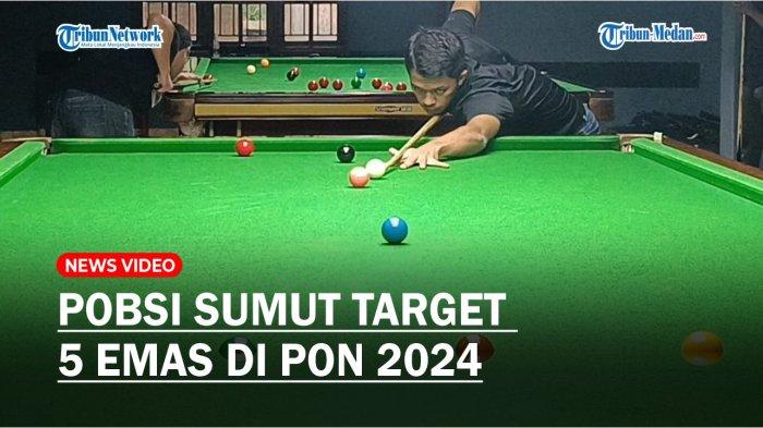 Target Lima Emas di PON 2024, POBSI Sumut Genjot Latihan Para Atlet - Tribun-medan.com