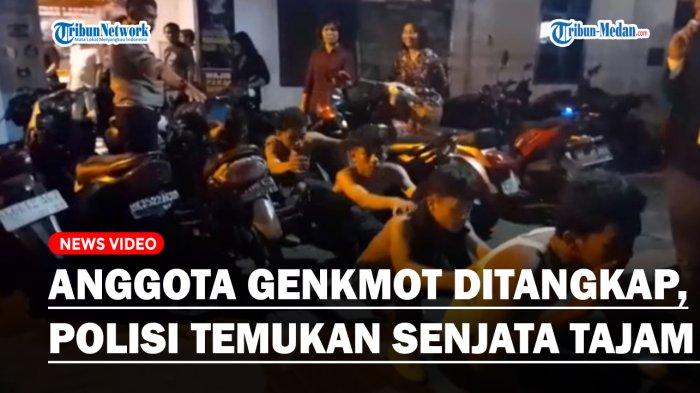 Puluhan Anggota Geng Motor Meresahkan Ditangkap Tim Tawon Polrestabes Medan, Ditemukan Bawa ...