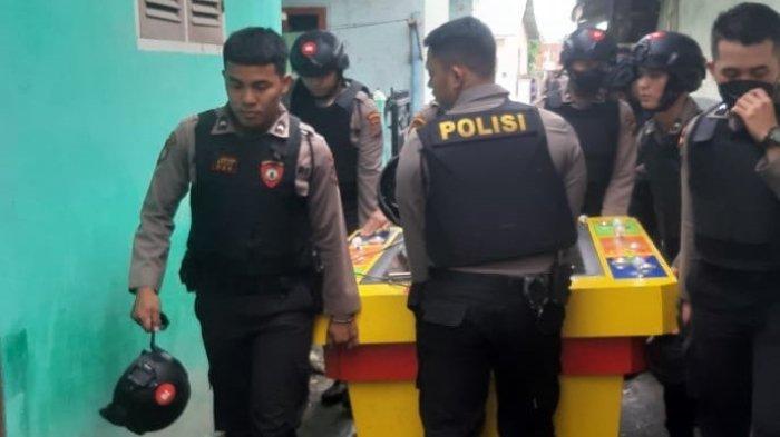 Gerebek Tiga Judi Tembak Ikan, Polisi Cuma Bawa Mesin Tapi Tidak Ada Tersangkanya - Tribun-medan.com