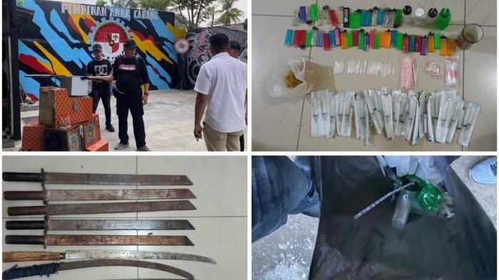 Grebek Barak Narkoba, Polres Binjai Amankan Tersangka, Sajam, Puluhan ... Grebek Barak Narkoba, Polres Binjai Amankan Tersangka, Sajam, Puluhan ...
