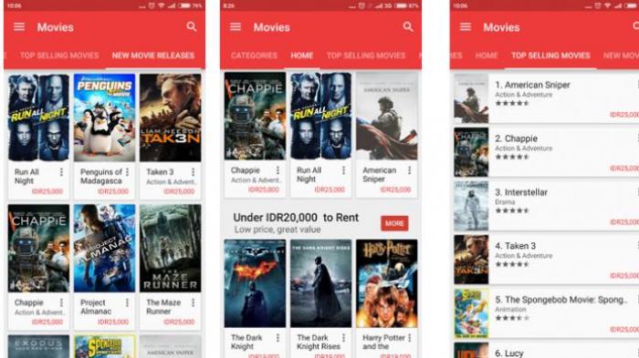 Sekarang bisa Beli dan Sewa Film di Google Play Store Indonesia ...