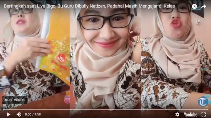 Lihat Cara Guru Cantik Minta Disawer saat Live Bigo, Warganet: Ibu Guru Gatel - Halaman all ...
