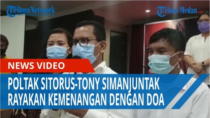 Hasil Hitung Cepat Tertinggi, Poltak Sitorus-Tony Simanjuntak Rayakan ...