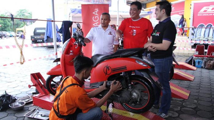 CIMB Niaga dan Mr Montir Gelar Service Motor Gratis - Tribun-medan.com