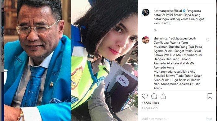 Saat Hotman Paris Mendadak Kembali Unggah 3 Foto Bripda Vani Simbolon ...