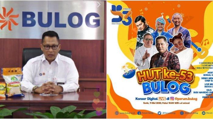 Rayakan HUT Ke-53 di Tengah Pandemi Corona, Bulog Gelar Konser Digital - Tribun-medan.com