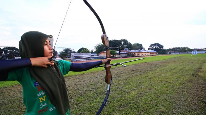 SMA Harapan 3 Gelar Lomba Panahan Tingkat Kota/Kabupten - Tribun-medan.com