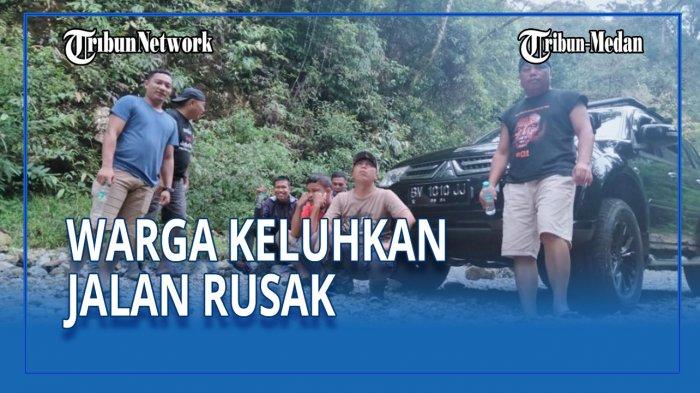 Warga Memohon ke Presiden dan Gubernur Edy untuk Perbaiki Jalan di Desa Sionom Hudon Julu ...