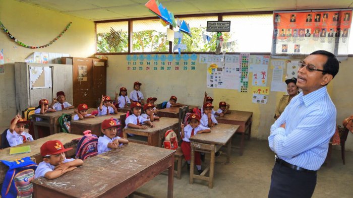 Ini yang dilakukan JR Saragih saat Hari Pertama Masuk Sekolah - Tribun ...