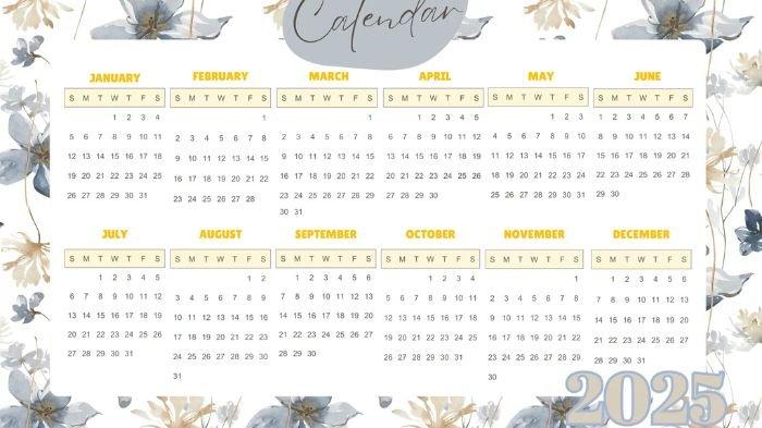 Libur Nasional Kalender 2025 Beserta Tanggal Merah dan Cuti Bersama ...