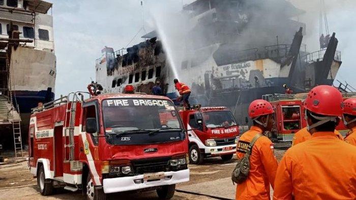 Kapal Roro KMP Sembilang Terbakar, 10 Korban Terbakar, Satu Orang Tewas ...