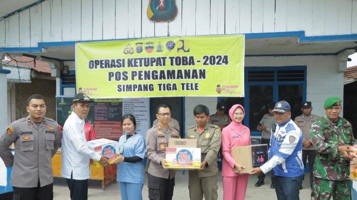 Kapolres Samosir Bersama Forkopimda, Pantau Pos Ops Ketupat Toba 2024 - Tribun-medan.com