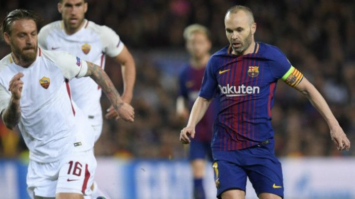 Gara-gara Ada Puting Susu, Televisi Iran Sensor Logo AS Roma Saat Lawan Barcelona - Tribun-medan.com