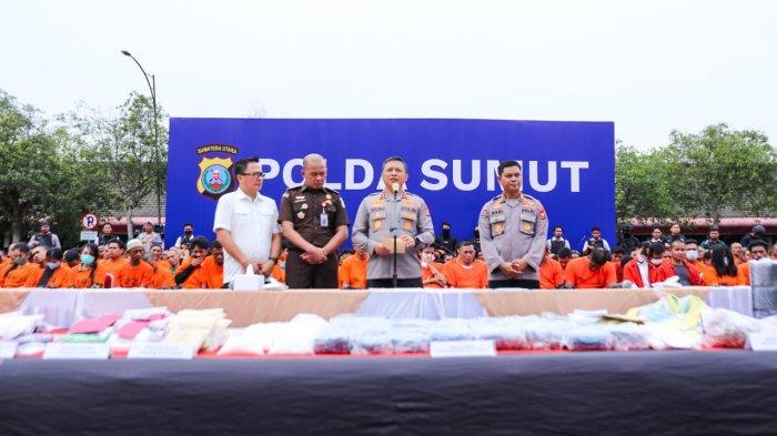 Polda Sumut Tangkap Bandar dan Sita BB 45 Kg Sabu Jaringan Medan-Aceh - Tribun-medan.com