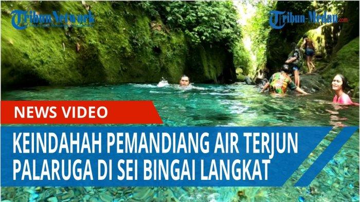 Keindahan Pemandian Air Terjun Palaruga di Sei Bingai Kabupaten Langkat ...