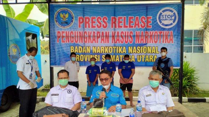 BNNP Sumut Gagalkan Peredaran 5 Kg Sabu yang Dikendalikan dari Lapas - Tribun-medan.com