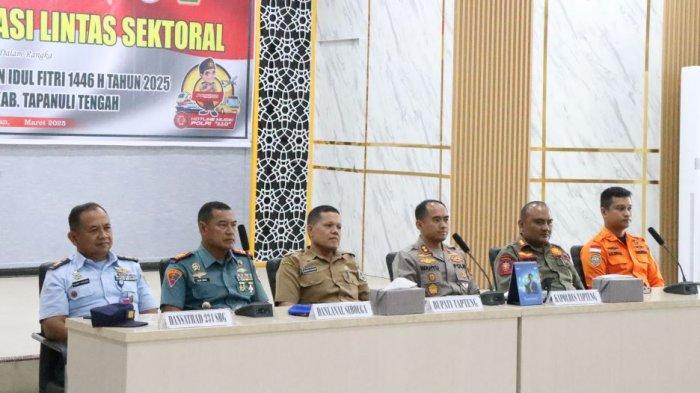 Polres Tapteng Gelar Rapat Koordinasi Pengamanan Idul Fitri - Tribun-medan.com