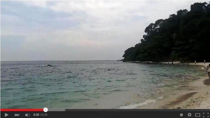 Indahnya Gradasi Warna Laut Pulau Berhala - Tribun-medan.com