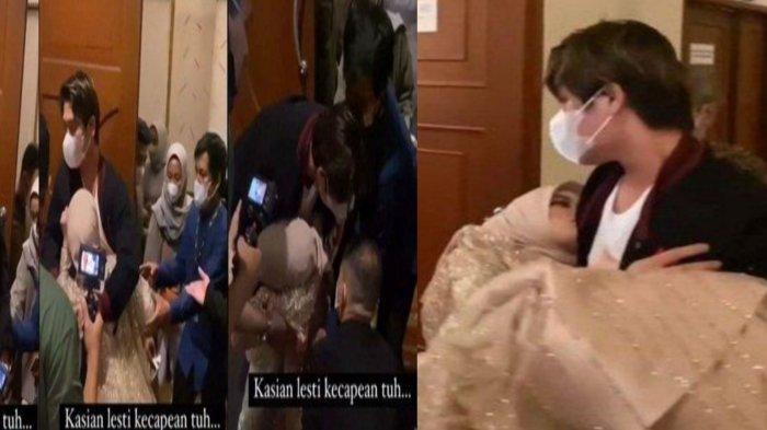 Lesti Kejora Jatuh Pingsan, Tiba-tiba Mendadak Roboh, Rizky Billar Langsung Gotong Sang Istri ...