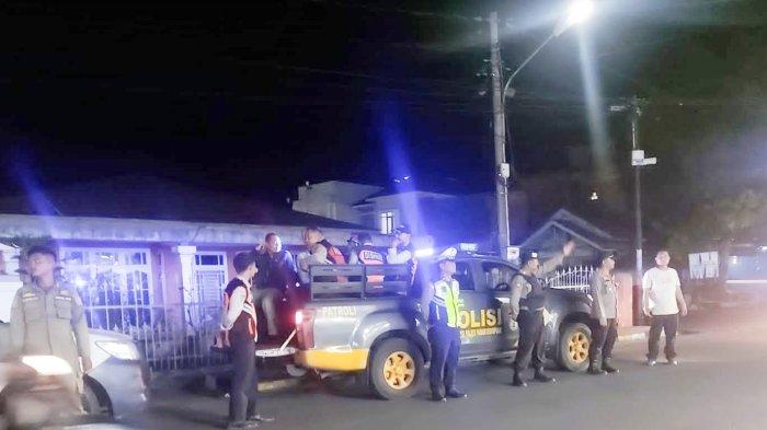 Antisipasi Kriminalitas Malam Minggu, Polres padangsidimpuan Patroli Skala besar - Tribun-medan.com