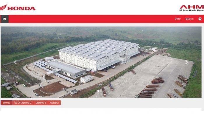 LOWONGAN KERJA PT Astra Honda Motor (AHM), Posisi dan Syarat untuk ...