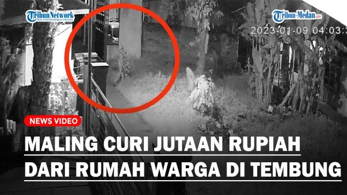 Maling di Tembung Terekam CCTV, Manjat Tembok Masuk Rumah, Dewi Faramitha Merugi Rp 25 Juta ...