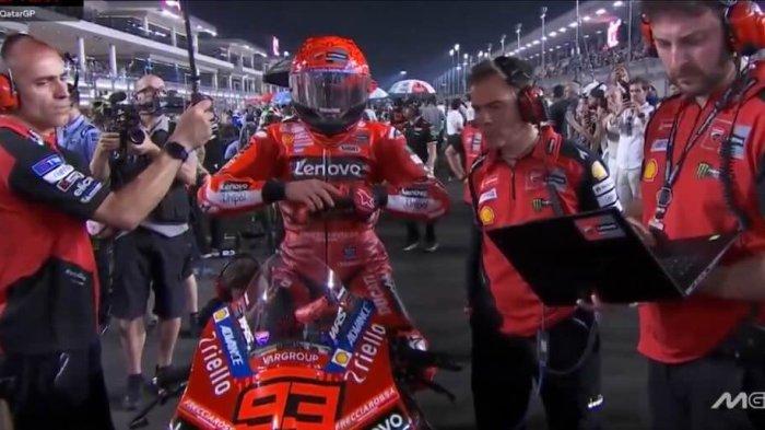 Starting Grid MotoGP Qatar 2025 - Duo Marquez Terdepan, Bagnaia di Luar 4 Besar, Live Race Malam ...
