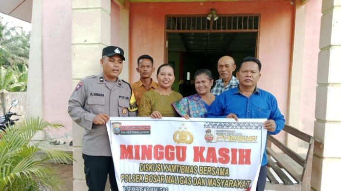 Polsek Bosar Maligas Gelar Minggu Kasih dan Amankan Ibadah di Gereja ...