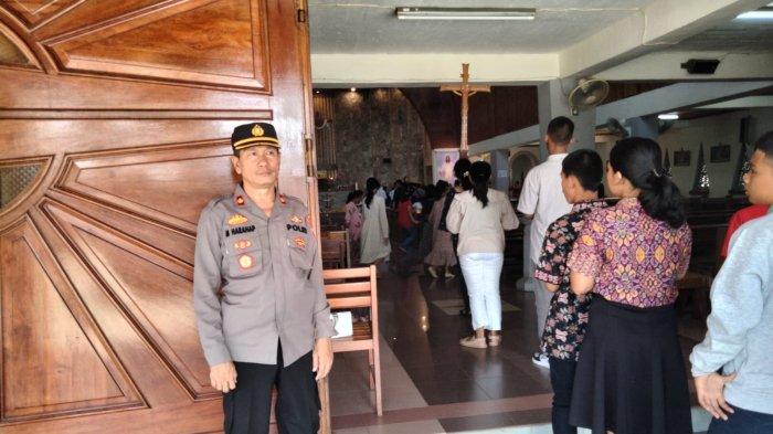 Cek Pengamanan Gereja Waka Polres Padangsidimpuan Pastikan Ibadah kenaikan Isa Al-Masih Aman ...