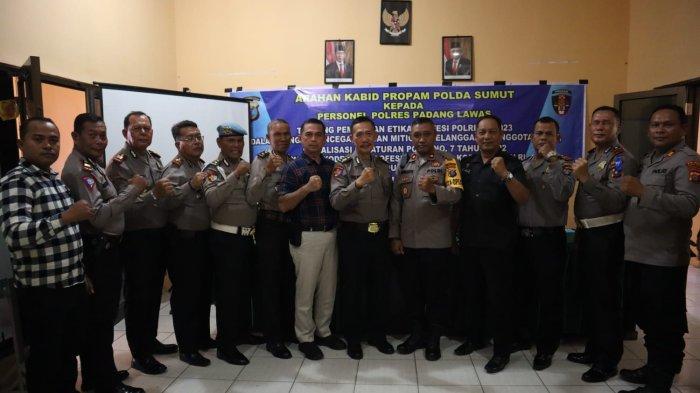 Polres Padanglawas Gelar Sosialisasi Kode Etik Profesi Polri Tribun