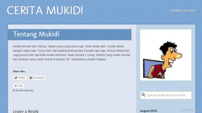 Mukidi Sebenarnya Guyonan Lama - Tribun-medan.com