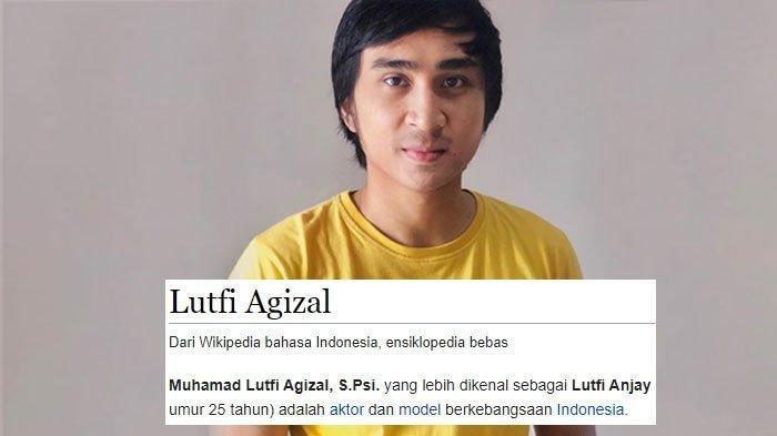 Permasalahkan Kata Anjay, Profil Lutfi Agizal di Wikipedia Berubah Jadi ...
