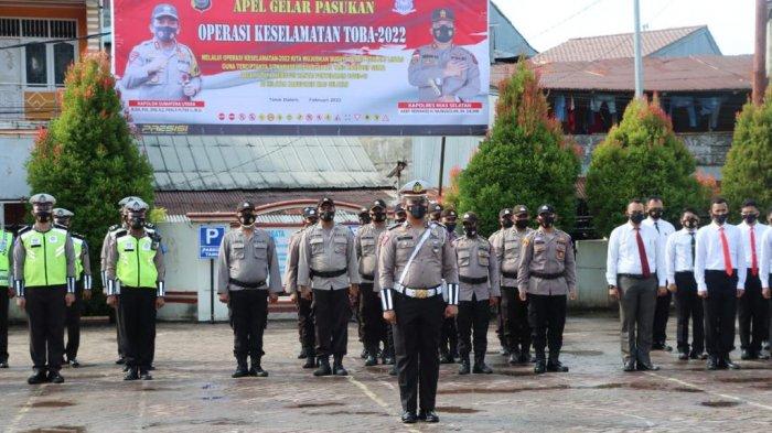 Polres Nisel Laksanakan Apel Gelar Pasukan Ops Keselamatan Toba 2022 - Tribun-medan.com