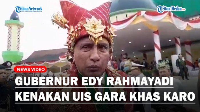 Upacara HUT RI ke-78, Gubernur Edy Rahmayadi Kenakan Uis Gara Khas Suku ...
