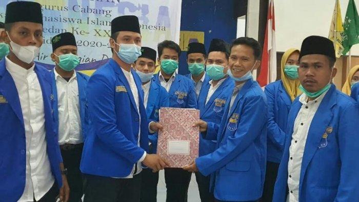 Pengurus Cabang PMII Kota Medan Masa Khidmat 2020-2021 Resmi Dilantik - Tribun-medan.com