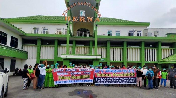 Ini Permintaan Ratusan Perawat RS Herna Medan kepada Jokowi Terkait PHK ...