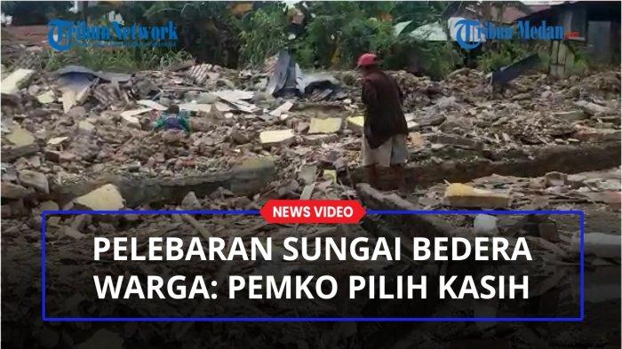 Bangunan Liar Dihuni 25 KK Dirobohkan Akibat Pelebaran Sungai Bedera ...