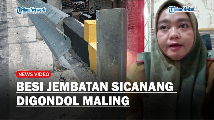 Besi Jembatan Sicanang Digondol Maling, Lurah Sebut Sudah Lama Rusak ...