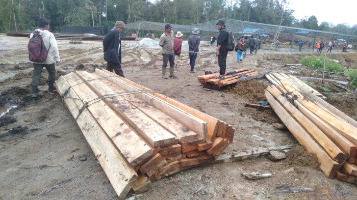 Penemuan Gelonggongan Kayu Seberat 10 Ton di Areal Konsesinya, Ini ...