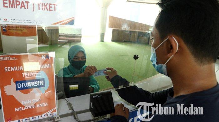 Berita Foto: Persyaratan Baru PT KAI, Pemesanan Tiket Kereta Api Wajib Pakai NIK - Tribun-medan.com