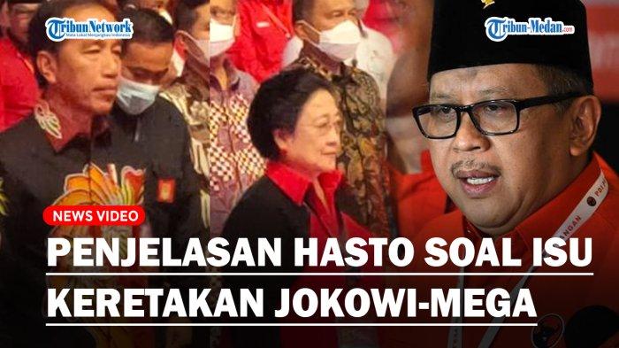Sekjen PDIP Hasto Kristiyanto Angkat Bicara Soal Isu Keretakan Hubungan Jokowi dengan Megawati ...