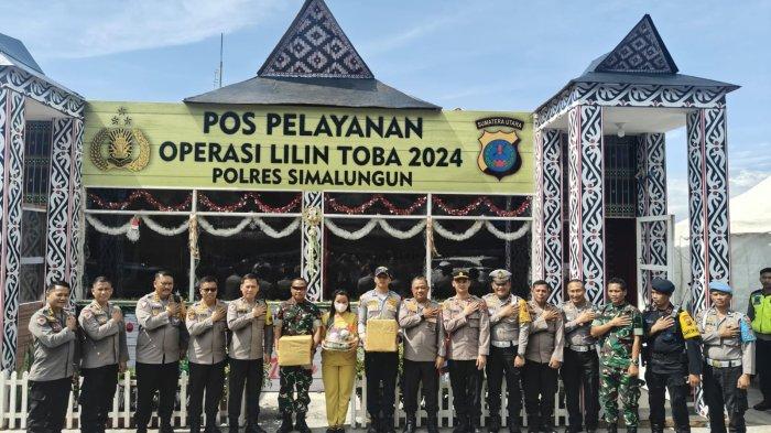 Kapolres Simalungun Dampingi Tim Itwasum Polri Tinjau Pelaksanaan Operasi Lilin Toba 2024 di ...