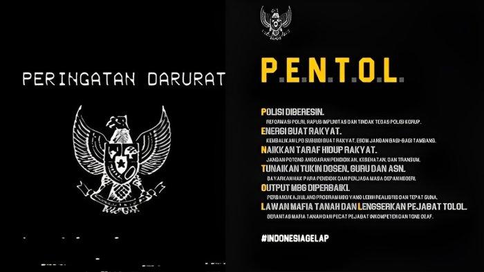 Peringatan Darurat Garuda Hitam dengan Gerakan PENTOL Menggema, Akankah ...