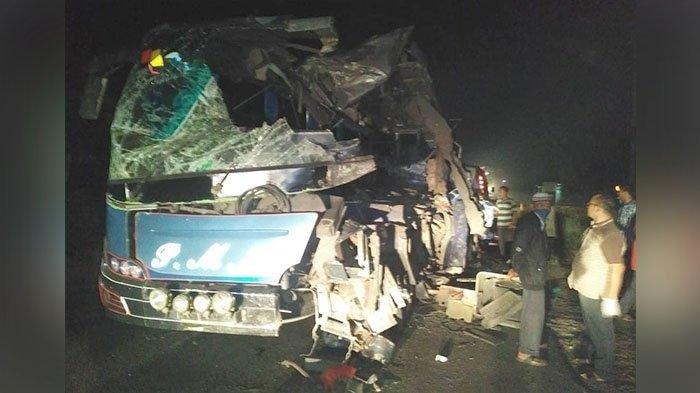 Kronologi Kecelakaan Maut Bus PMH Tewaskan 6 Penumpang, Sopir Langsung Melarikan Diri - Tribun ...