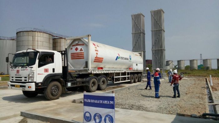 Pertagas Niaga Suplai Gas ke Industri Kualatanjung, LNG Trucking juga Dimanfaatkan PLN - Tribun ...