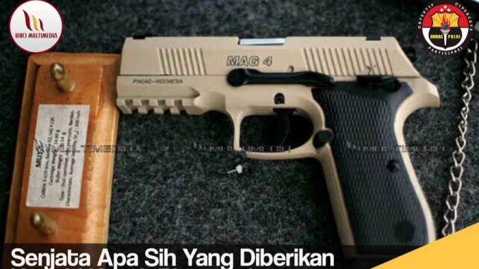 Ini Penampakan dan Spesifikasi Senjata Semi Otomatis yang Dipakai ...