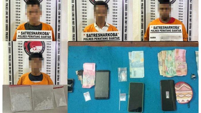 Empat Pengedar Sabu Asal Simalungun Sat Narkoba Polres Pematang Siantar - Tribun-medan.com