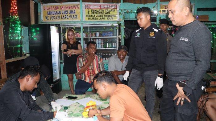 Grebek Cafe Remang di Dusun Sembekan Desa Lau Pengulu, Polres Tanah ...