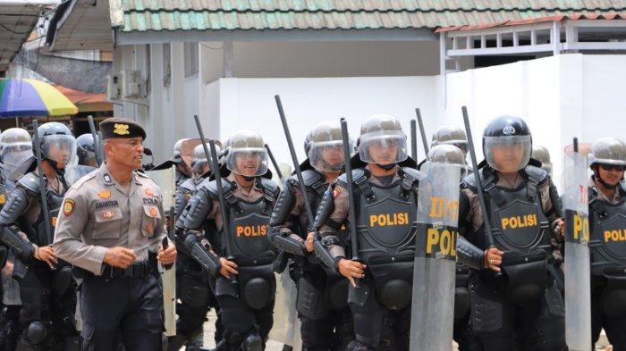 Persiapan Pengamanan Pemilu 2024 Polres Labuhanbatu Gelar Pelatihan