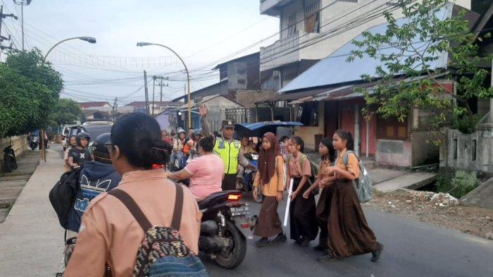 Cegah Laka Lantas Personil, Polres Sibolga Melaksanakan Pos Padat Pagi - Tribun-medan.com